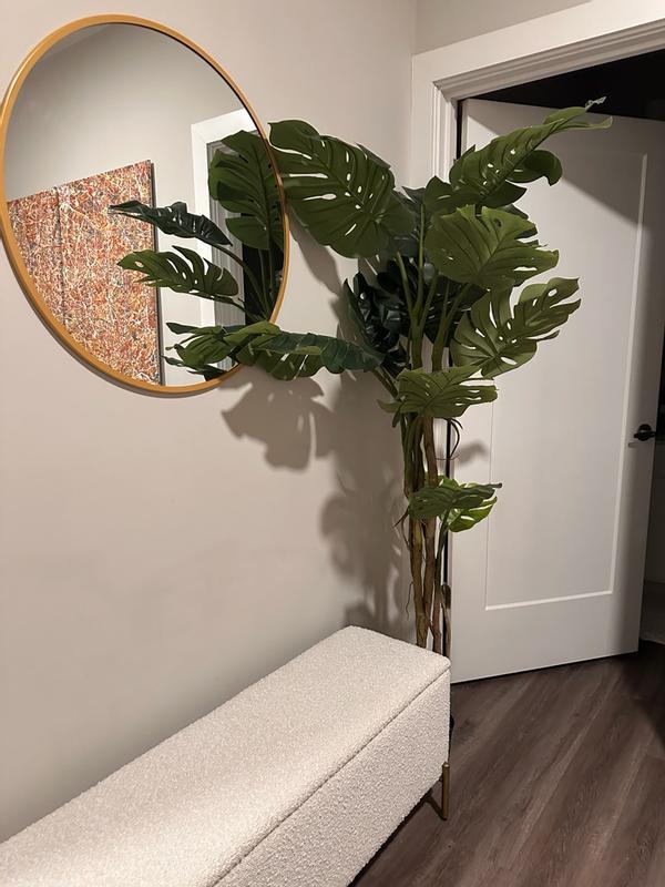 MAIA SHOP 72-in Color Indoor Desktop Monstera Artificial tree in the ...