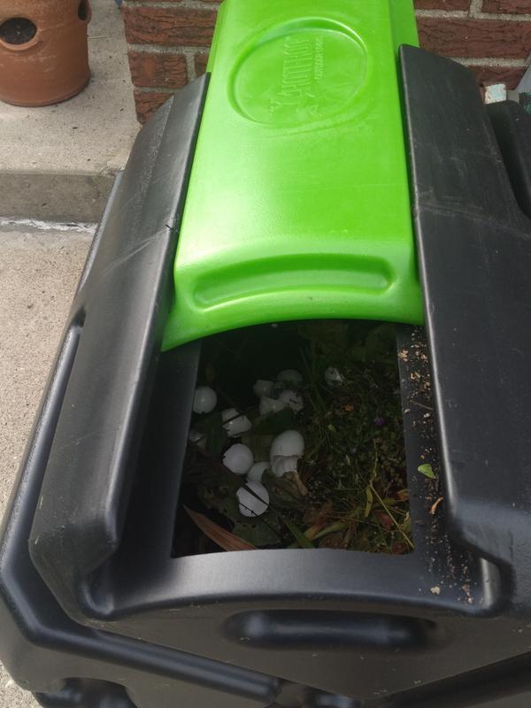 Hot Frog 37 Plastic Tumbler Composter in the Composters department at ...