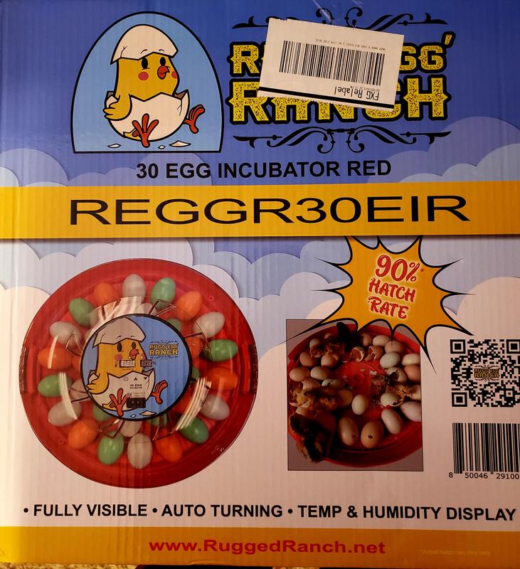 Rugg EGG Ranch 30-Egg Capacity Incubator, Red at Tractor Supply Co