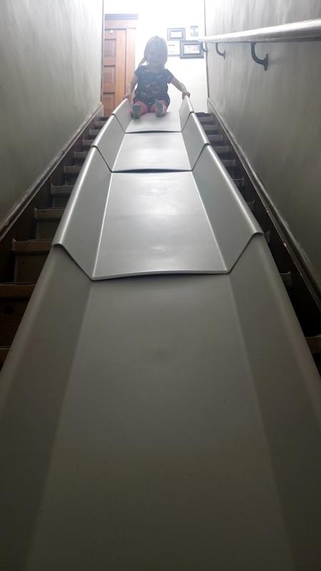 Stairslide Original Stair Mounted Kids Indoor Slide for 9 to 12 Stairs ...