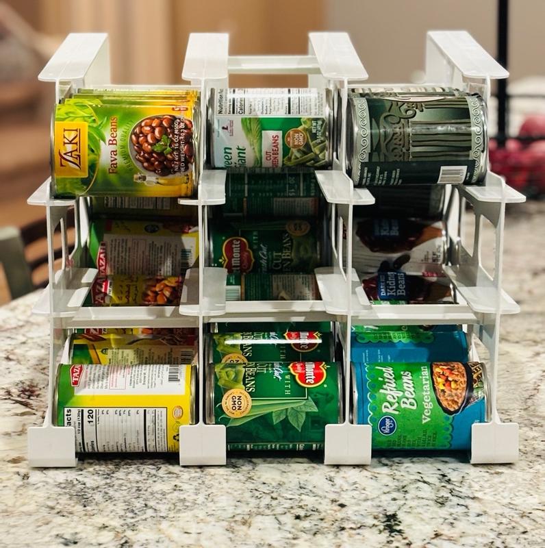 FIFO Countertop Can Tracker Hold Up To 54 10 to 15 Oz Can Sizes, USA ...