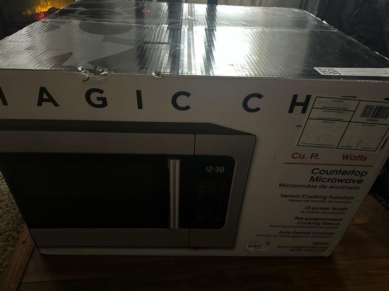 Magic Chef 2.2-cu ft Large 1200-Watt Countertop Microwave (Stainless ...