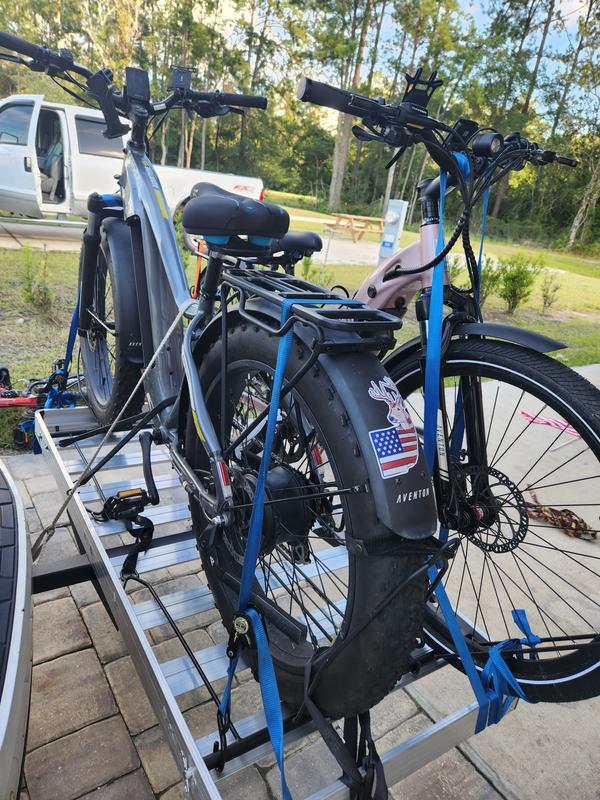 Tow Tuff TTF 2762ACBR Heavy Duty 2 in 1 Aluminum Cargo Carrier with Bike Rack in the Bike Racks ...