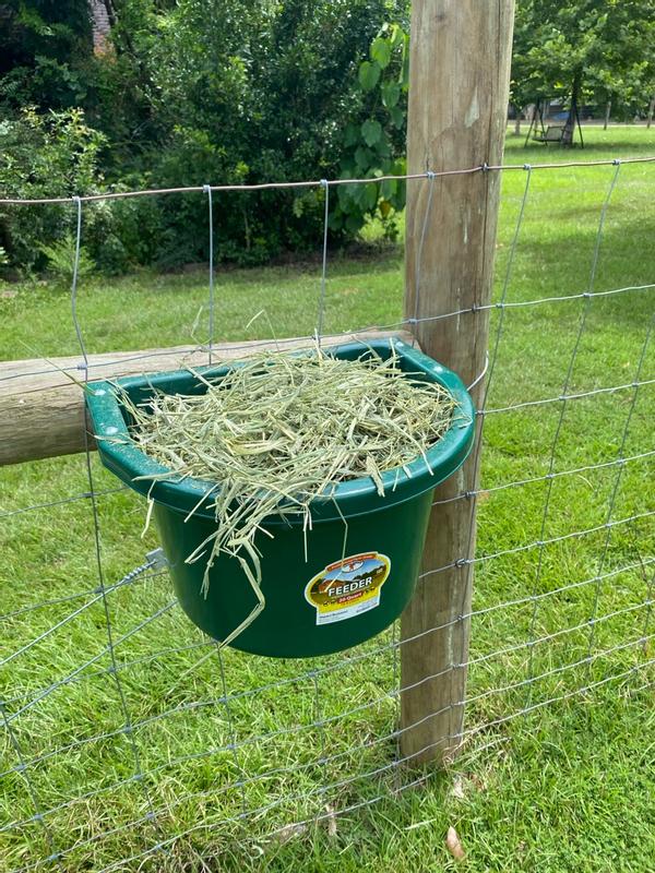 Little Giant 20 Quart Heavy Duty Mountable Plastic Fence Feeder Bucket ...