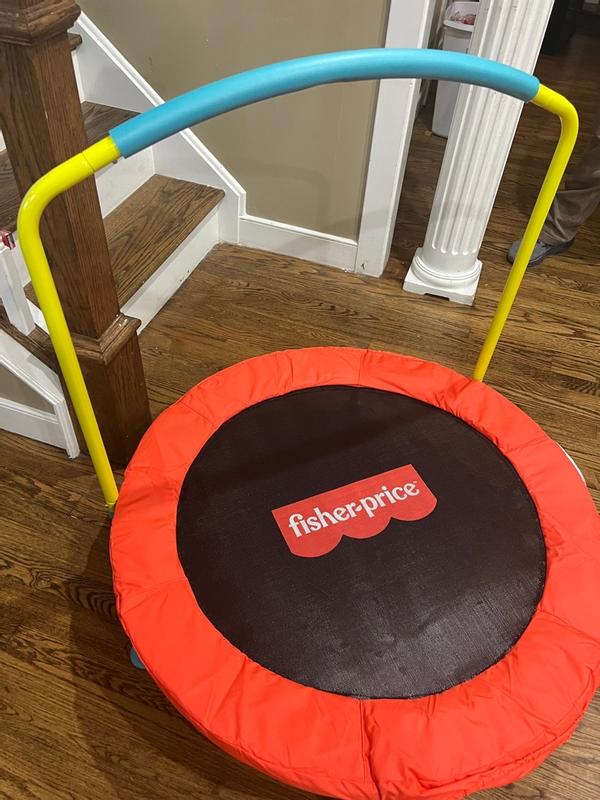 Fisher-Price WonderJump 36" Round Indoor Mini Trampoline Kids Toy ...