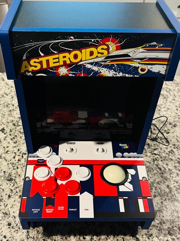 Arcade Classics Atari Tempest Counter Series Arcade Game with 8 Inch ...