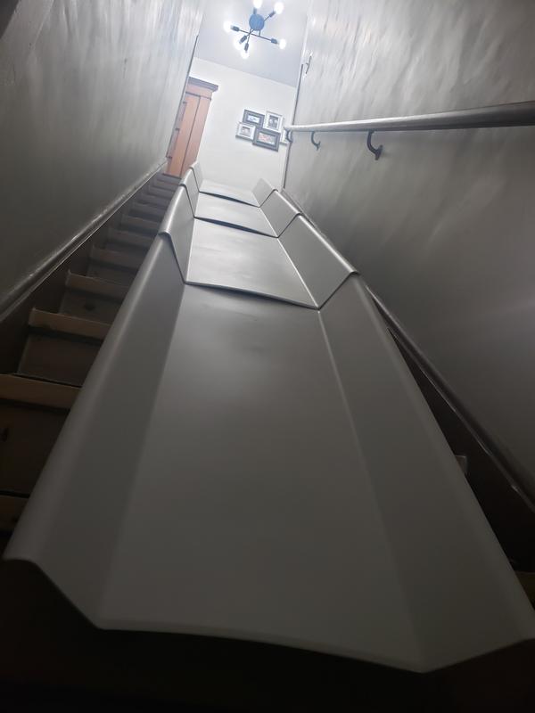Stairslide Original Stair Mounted Kids Indoor Slide for 9 to 12 Stairs ...