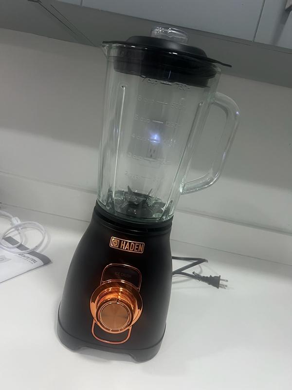 Haden Stainless 1.75 Liter Glass Jug 700W Motor Power Blender, Black ...