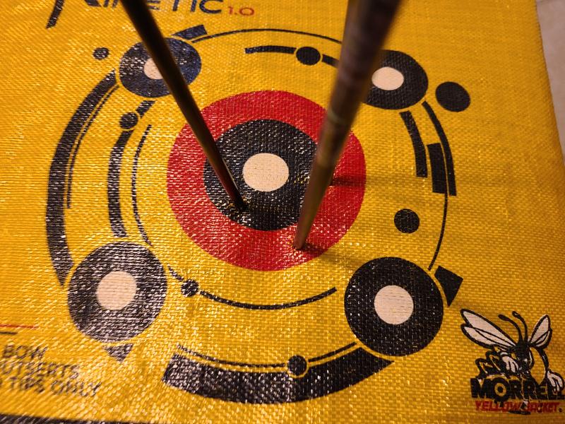 MORRELL TARGETS 2-Side Yellow Jacket Kinetic 1.0 Field Point Archery ...