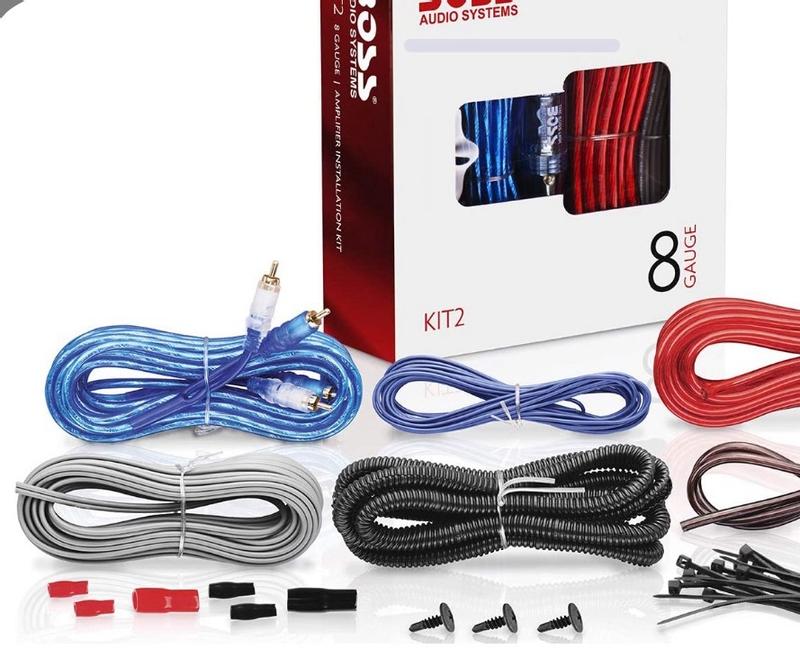 Boss Audio Systems KIT2 8 Gauge Complete Car Amplifier Installation ...
