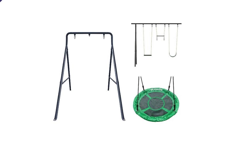 gobaplay Commercial 1-Swing Metal Swing Set 324424 at Lowes.com