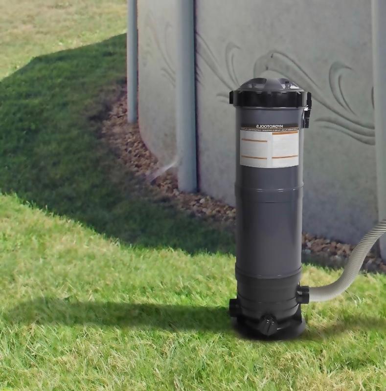 Swimline HydroTools 100 Sq Ft Sure Flo Cartridge Pool Filter Tank and ...