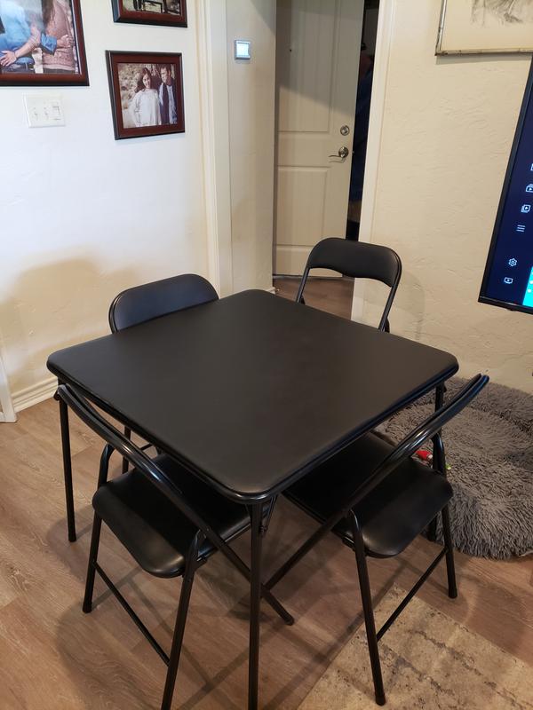 Plastic Development Group 819 34" Card Table and Chairs Furniture Set ...