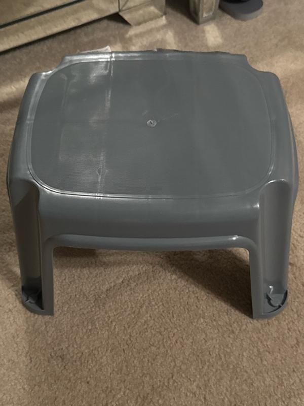 Gracious Living 9.5 Inch Plastic 1 Step Portable Home and Kitchen Stool ...