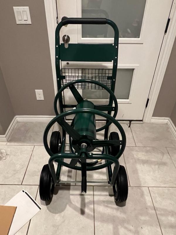 Liberty Garden Products LBG 872 2 4 Wheel Hose Reel Cart Holds up to ...
