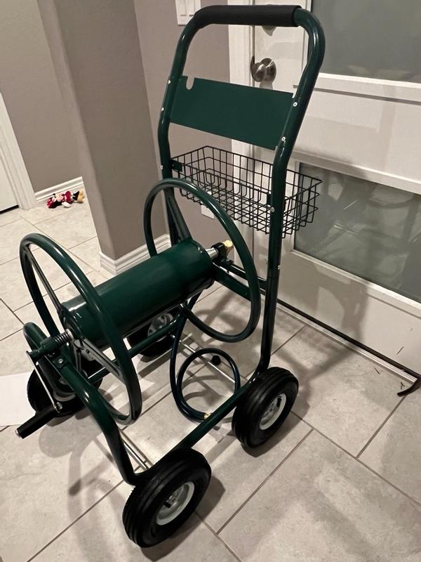 Liberty Garden Products LBG 872 2 4 Wheel Hose Reel Cart Holds up to ...