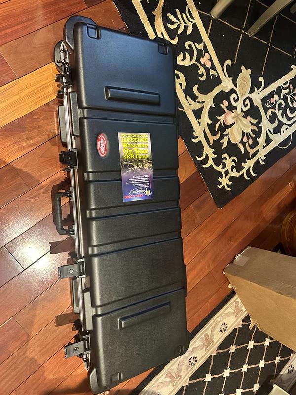SKB Cases 2-5014 Hard Exterior Waterproof ATA 50-Inch Double Bow Case ...