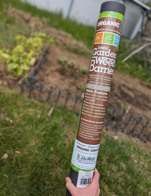 DeWitt NAT240RF 2 x 40 Ft All Natural Paper Mulch Garden Landscape Weed ...