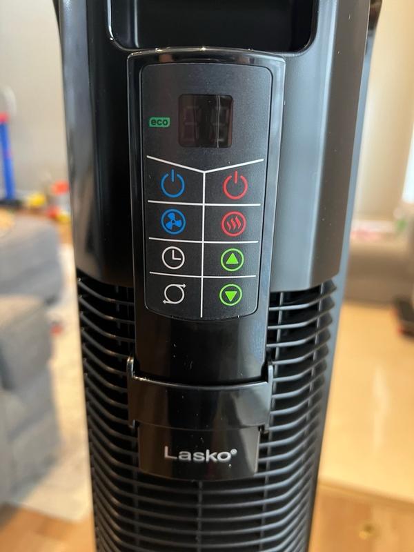 Lasko 1500W Oscillating All Season Tower Fan and Space Heater w/Timer ...
