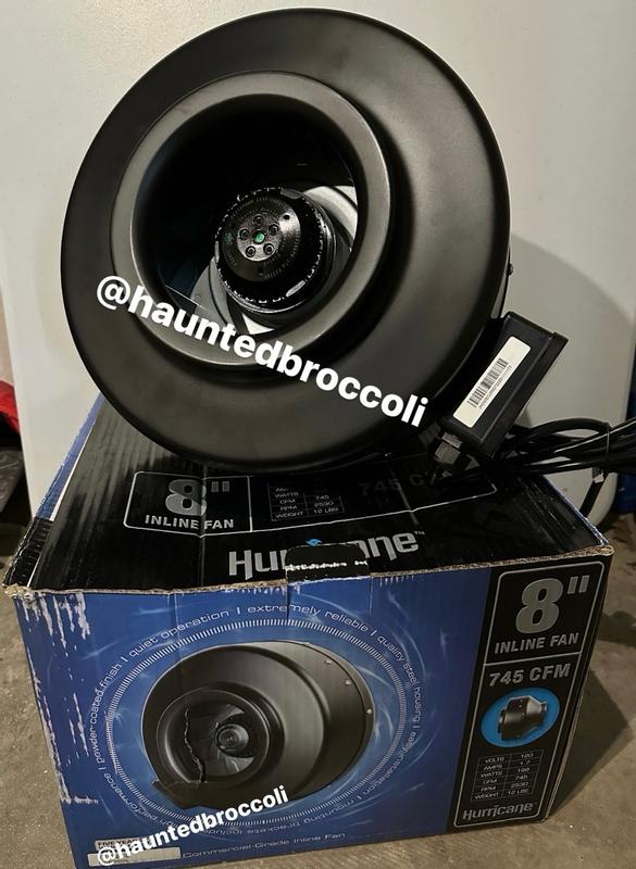 Hurricane Inline Fan 8 in 745 CFM 1 Count Air accessory in the ...