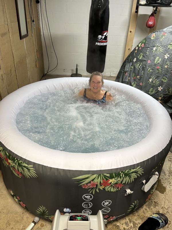 Bestway SaluSpa Aruba AirJet Inflatable Hot Tub with EnergySense Cover ...