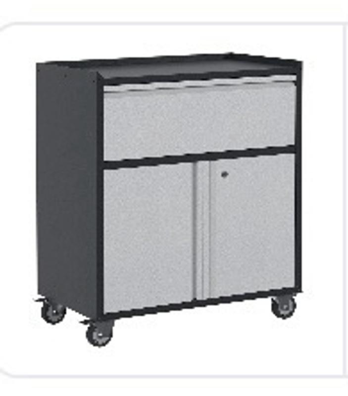 AOBABO Steel Rolling Tool Storage Chest 3 Drawer Cabinet with Wheels ...