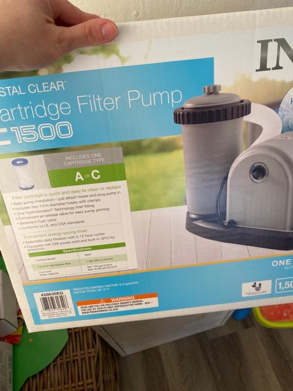 Intex 28635EG + 6 x 59900E 25-sq ft Polyester Pool Filter at Lowes.com