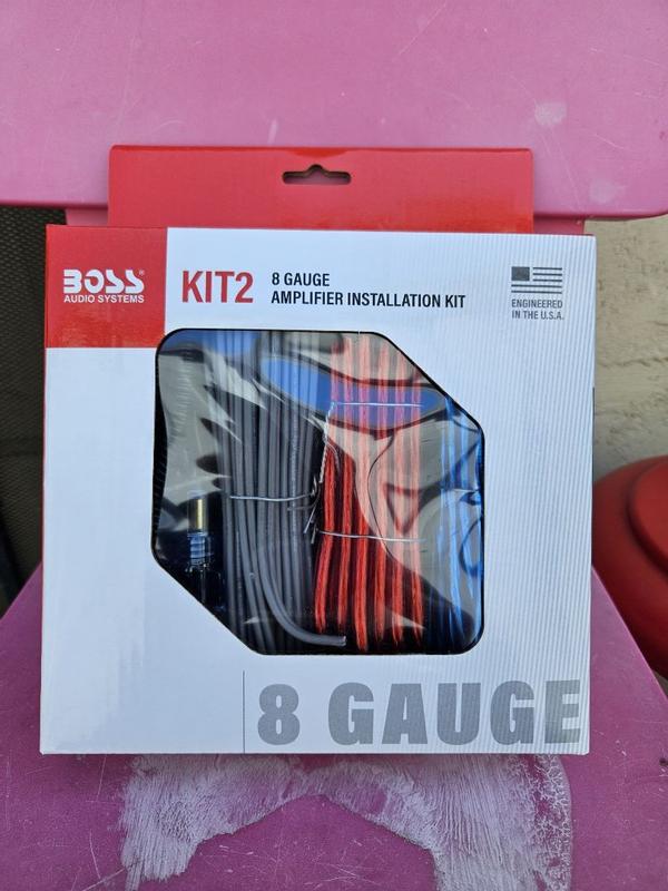 Boss Audio Systems KIT2 8 Gauge Complete Car Amplifier Installation ...