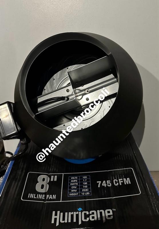 Hurricane Inline Fan 8 in 745 CFM 1 Count Air accessory in the ...