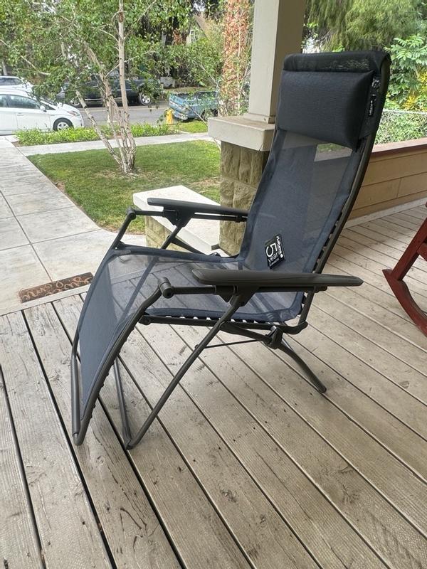Lafuma LFM3118-8547 Futura Gravity Outdoor Lounge Recliner Ocean Blue ...