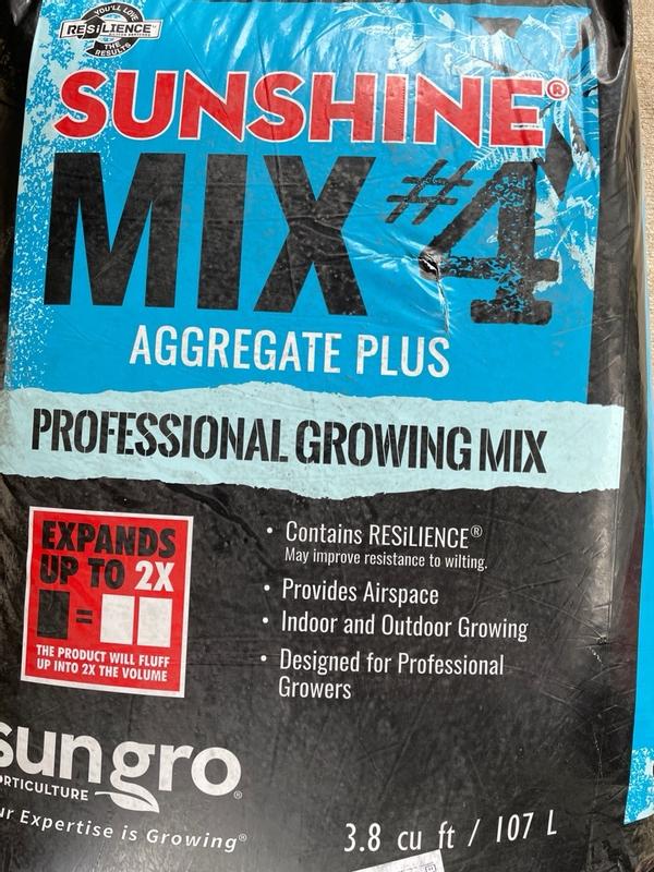 Sungro SUGRMIX4 Sunshine Mix #4 Compressed Professional Growing Mix 3.8 ...