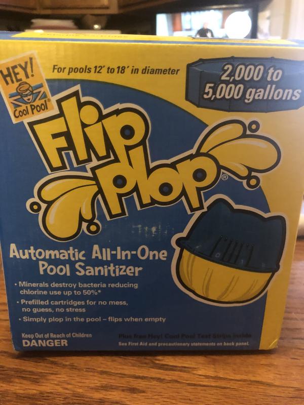 Hey! Cool Pool Flip Plop Float Swimming Pool Care with Chlorine ...