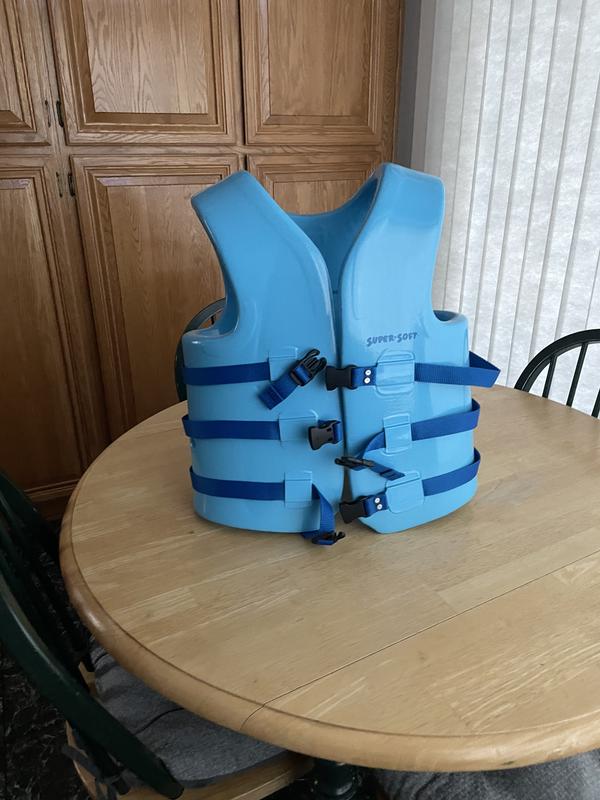 TRC Recreation Super Soft XL Life Jacket Vinyl Coated Foam Swim Vest ...