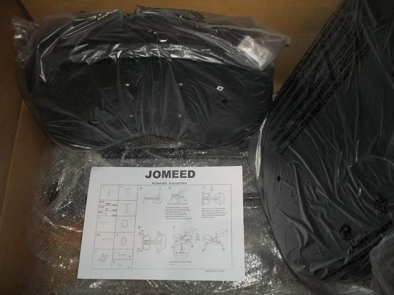 JOMEED Adjustable Ergonomic Home Office Kneeling Chair with Angled Seat ...