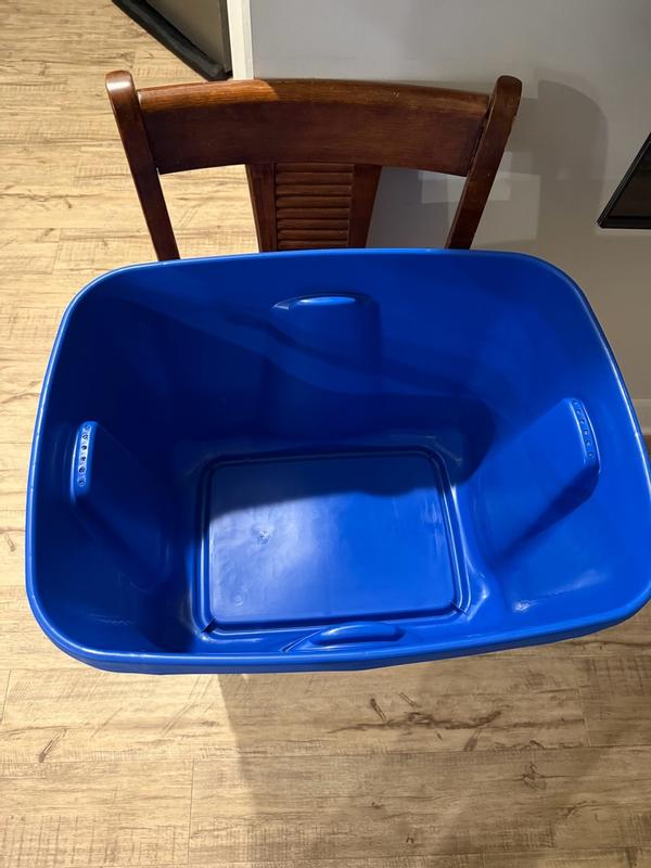Homz Products Homz 18 Gallon Standard Plastic Storage Container with ...