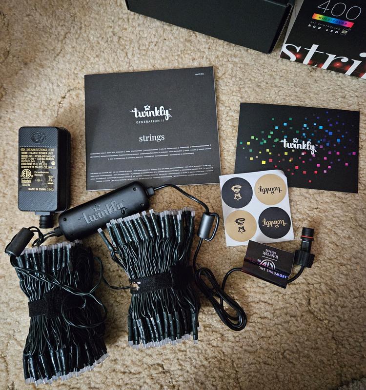 TWINKLY 400 -Count 157.5-Feet Multi-function Multicolor LED Plug-In ...