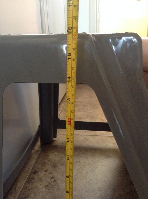 Gracious Living 16 Inch Plastic 2 Step Portable Garage Home and Kitchen ...