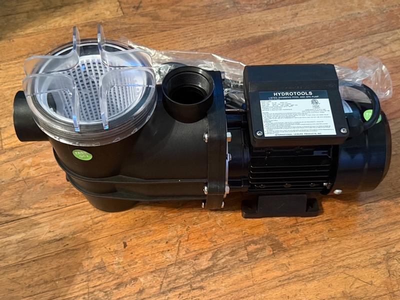 Swimline HydroTools Hydro Flo 0.35HP 2400 GPH 3450 RPM Vertical ...