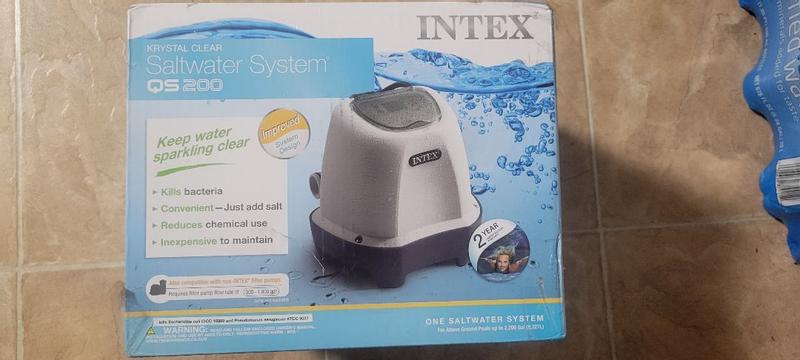 Intex 26661EG Saltwater 2200-Gallon Ozone oxidizer Pool Sanitation ...