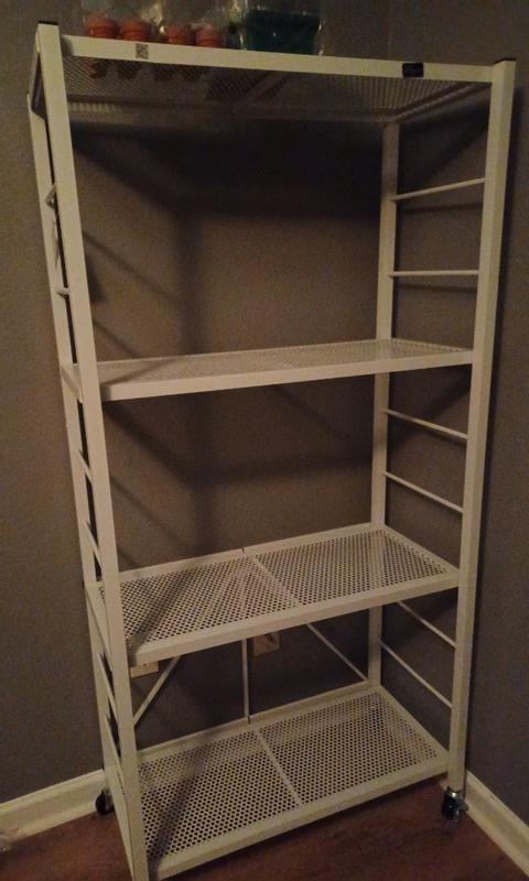 Origami R2 Series Folding Steel Storage Rack with Adjustable Shelves ...