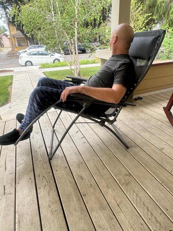 Lafuma LFM3118-8547 Futura Gravity Outdoor Lounge Recliner Ocean Blue ...
