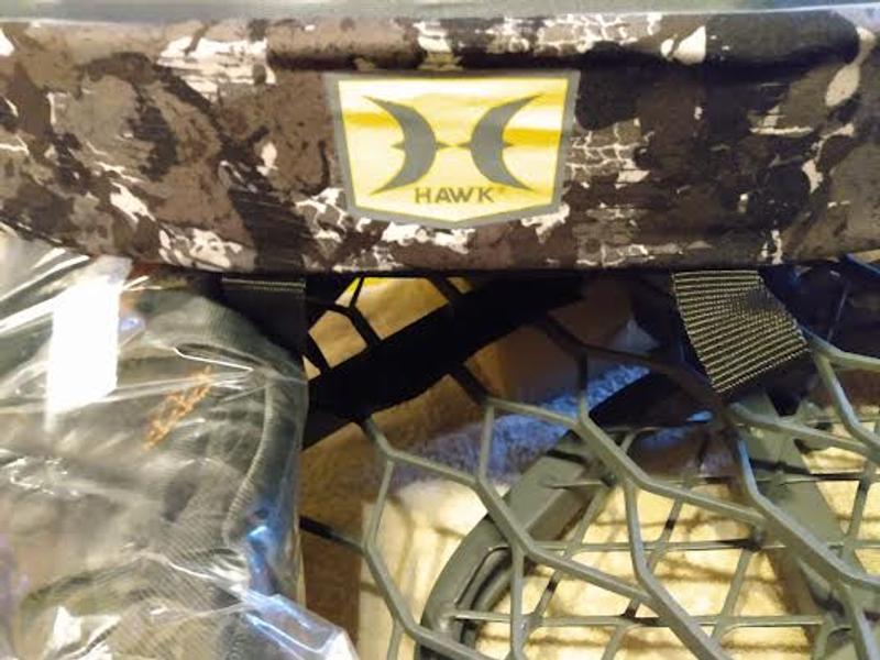 HAWK COMBAT Hang On Tree Stand Deer Stand with 21 x 27 Inches Saddle ...