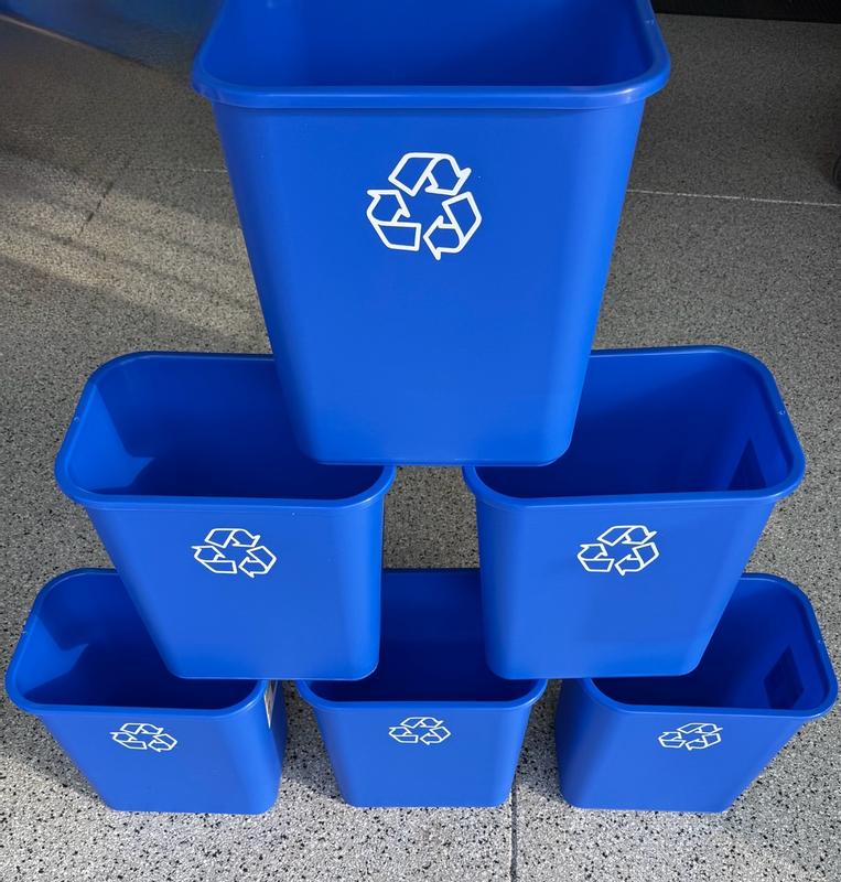 United Solutions 7 Gallon Recycling Bin Ideal for Small Spaces Easy to ...