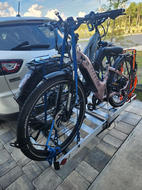 Tow Tuff TTF 2762ACBR Heavy Duty 2 in 1 Aluminum Cargo Carrier with Bike Rack in the Bike Racks ...