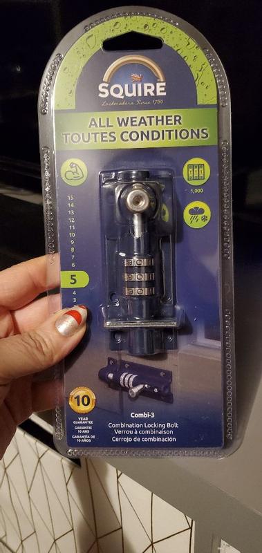Squire Locks 3-1/4-in Stainless steel Steel Lockable Barrel Bolt in the ...