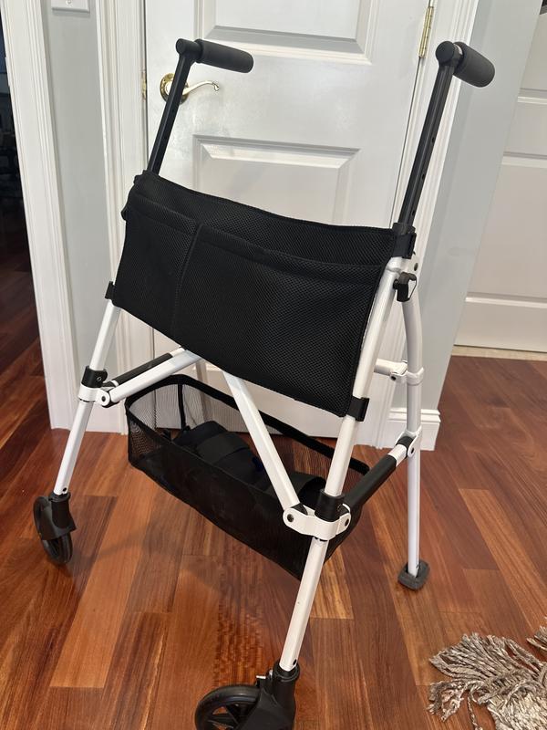 Stander Wonder Walker Plus, Two Wheel Folding Walker with Basket- Regal ...