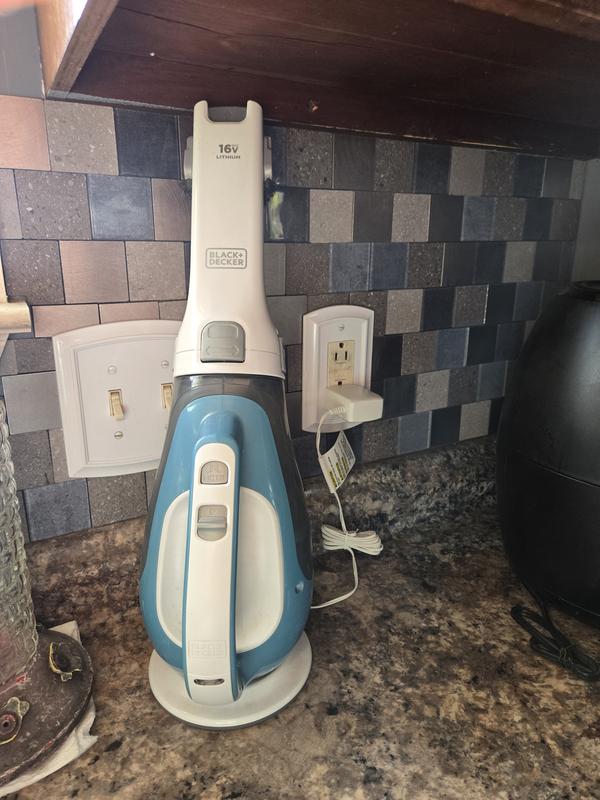 BLACK+DECKER 16V MAX dustbuster Cordless Hand Vacuum with Charger Wall ...