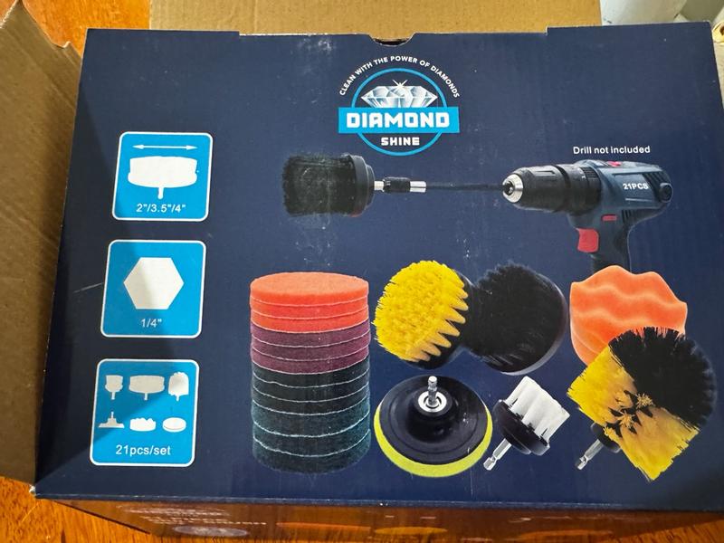 Diamond Shine Drill Brush 21-Pack Power Cleaning Brush DSDB at Lowes.com