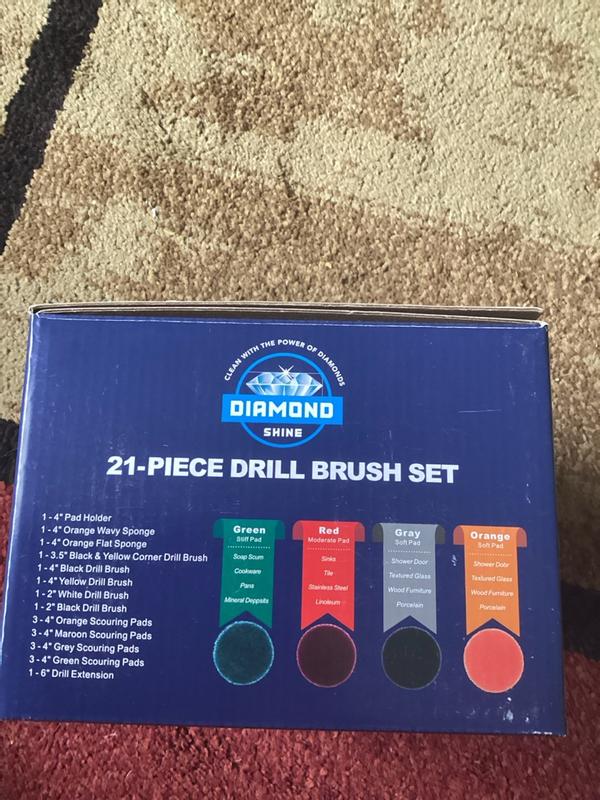 Diamond Shine Drill Brush 21-Pack Power Cleaning Brush DSDB at Lowes.com