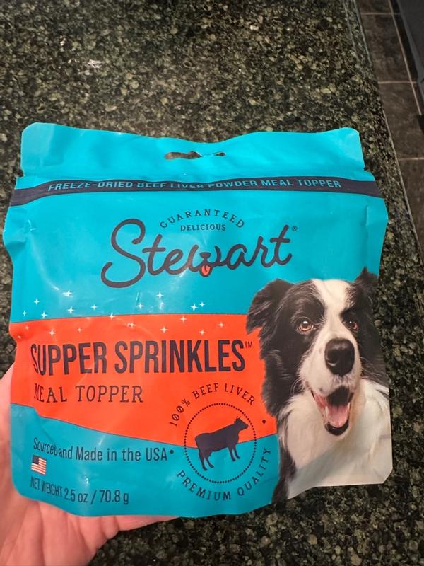 Martha Stewart Stewart Supper Sprinkles Dog Food Topper Beef Liver 2.5 ...